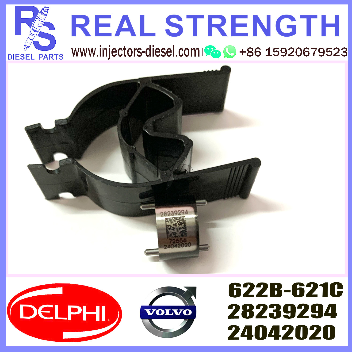 Delphi Common Rail Injector Valve 9308-621C 28239294 9308-622B 28239295 ...