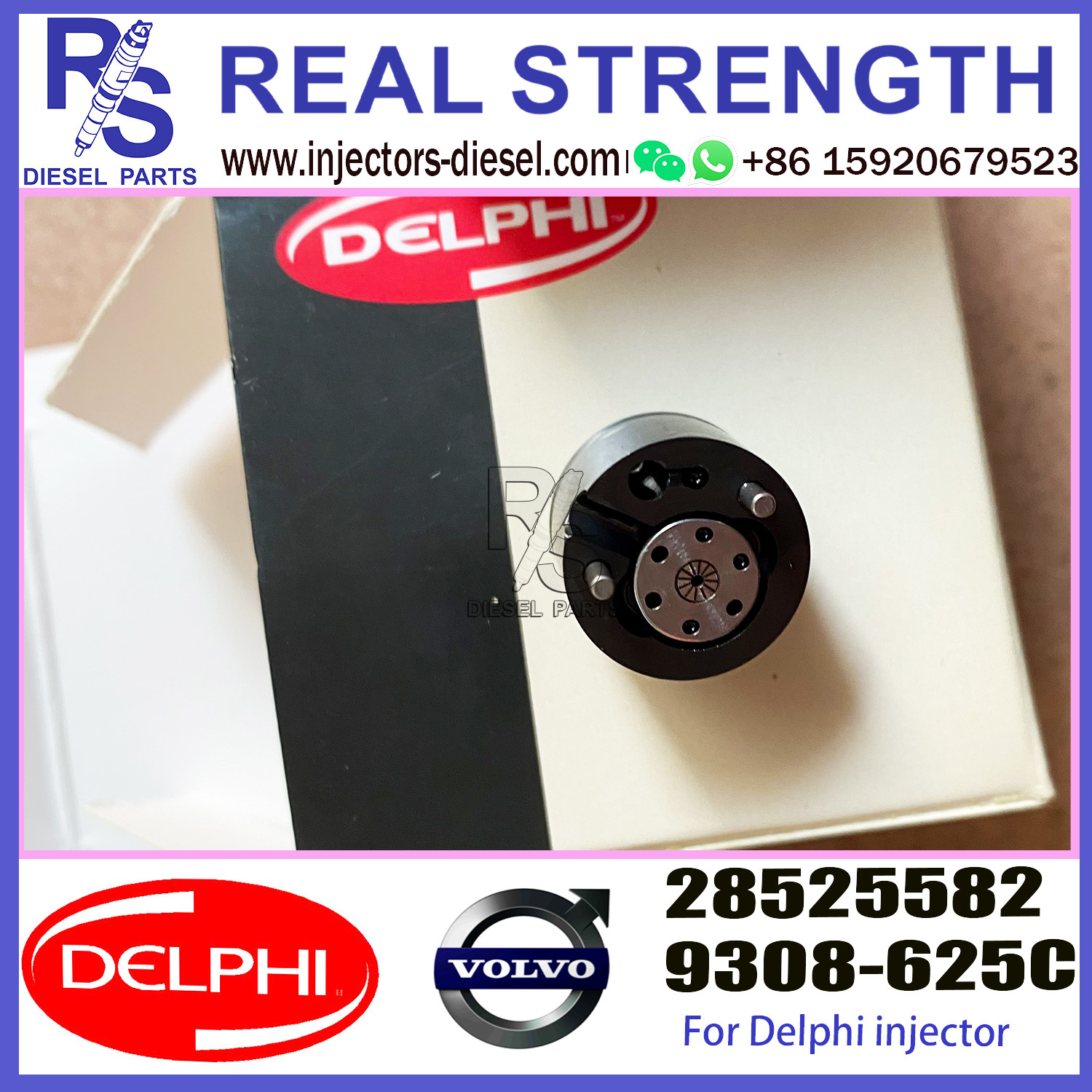 Delphi Fuel Injector Control Valve 9308-625C 28525582 28297167