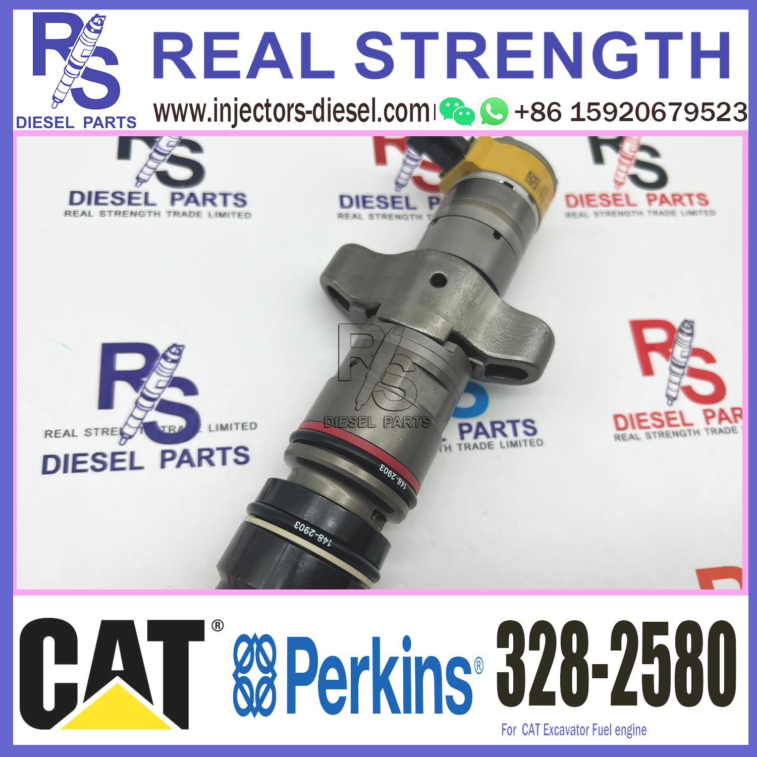 Common Rail Injector Fuel Injector 328-2580 for CATERPILLAR c9 engine