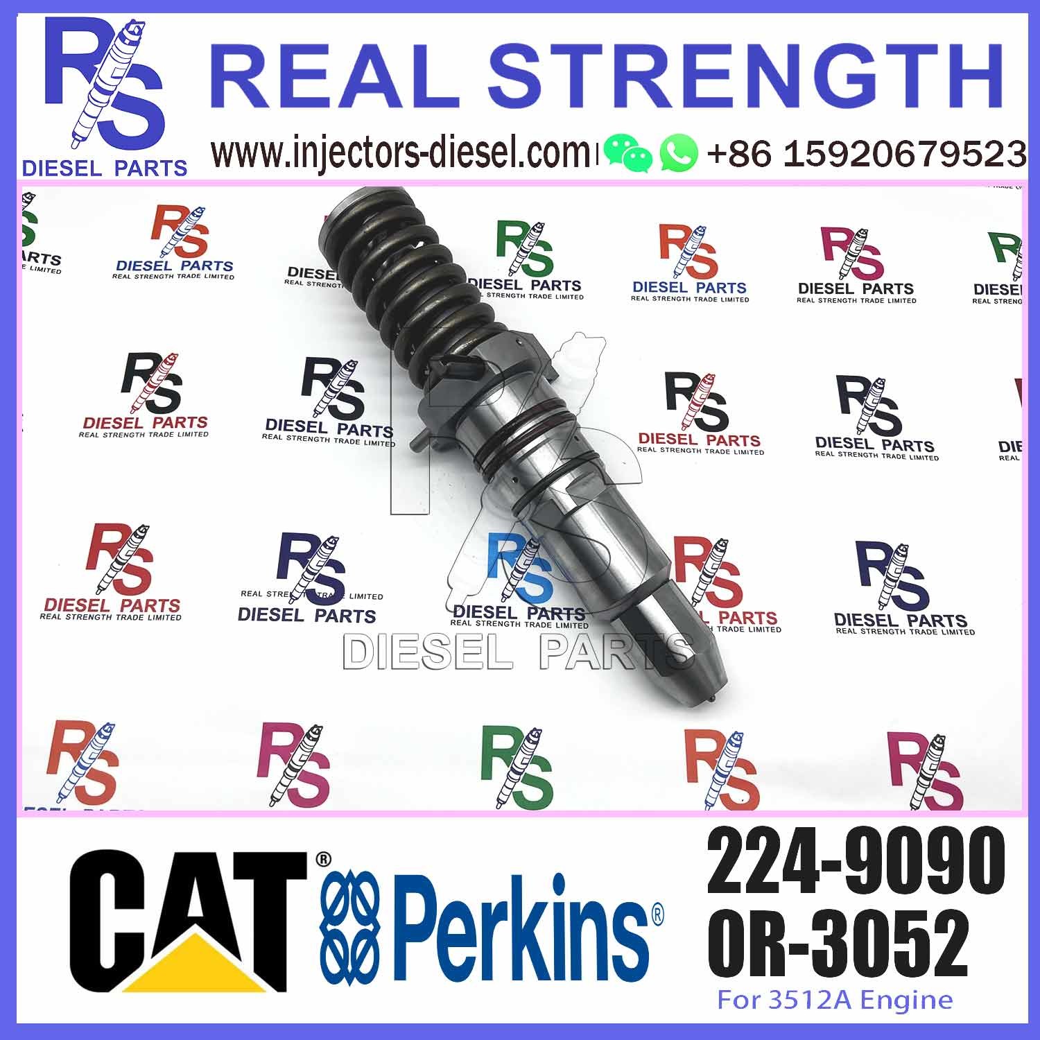 High Quality Diesel Engine Parts EUI Unit Injector 10R-1252 224-9090 ...