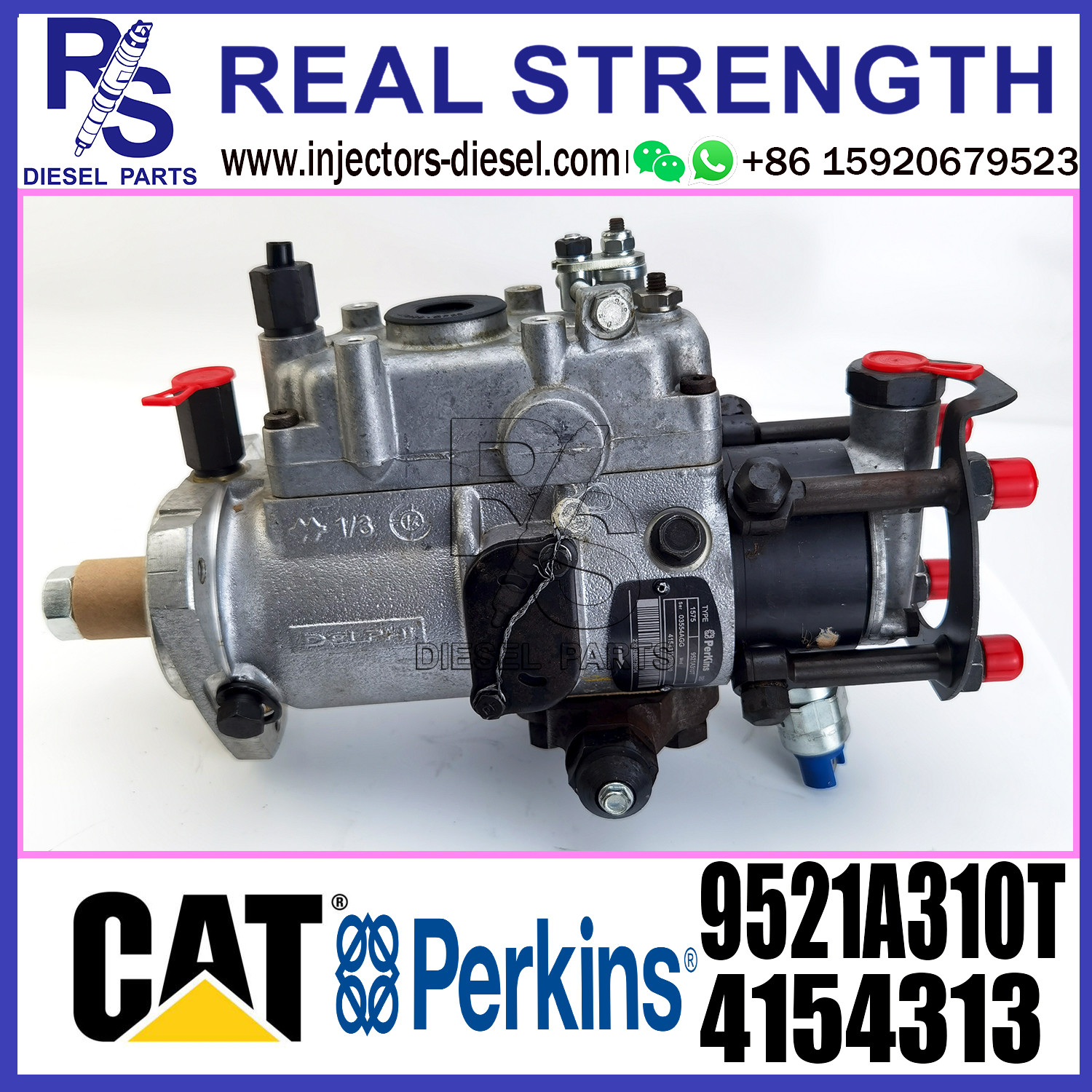 DELPHI 4-cylinder Diesel Fuel Injector Pump assembly 4154313 9521A310T ...